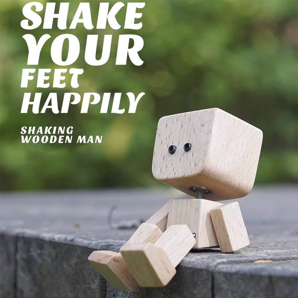 Handcrafted Wooden Block Buddy Figurines🌲 – ClickMore